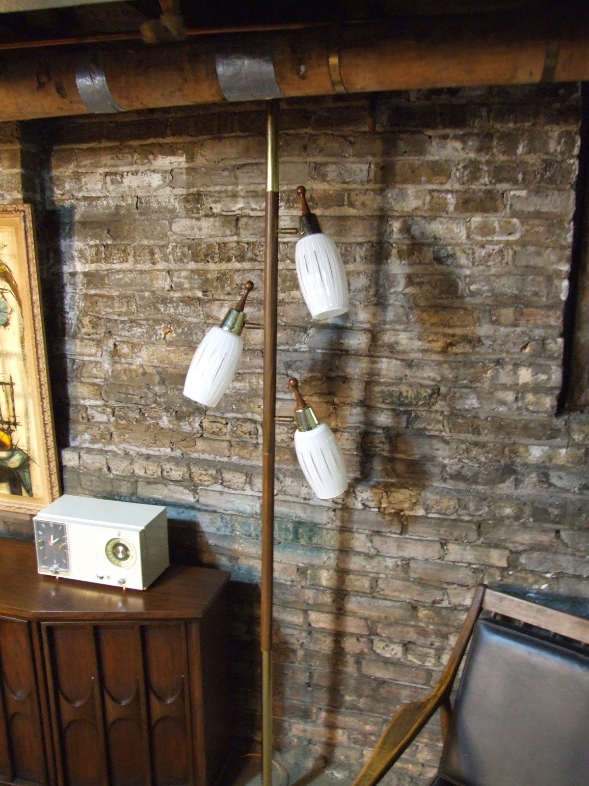 Mid Century Chicago: Three Globe Pole Lamp