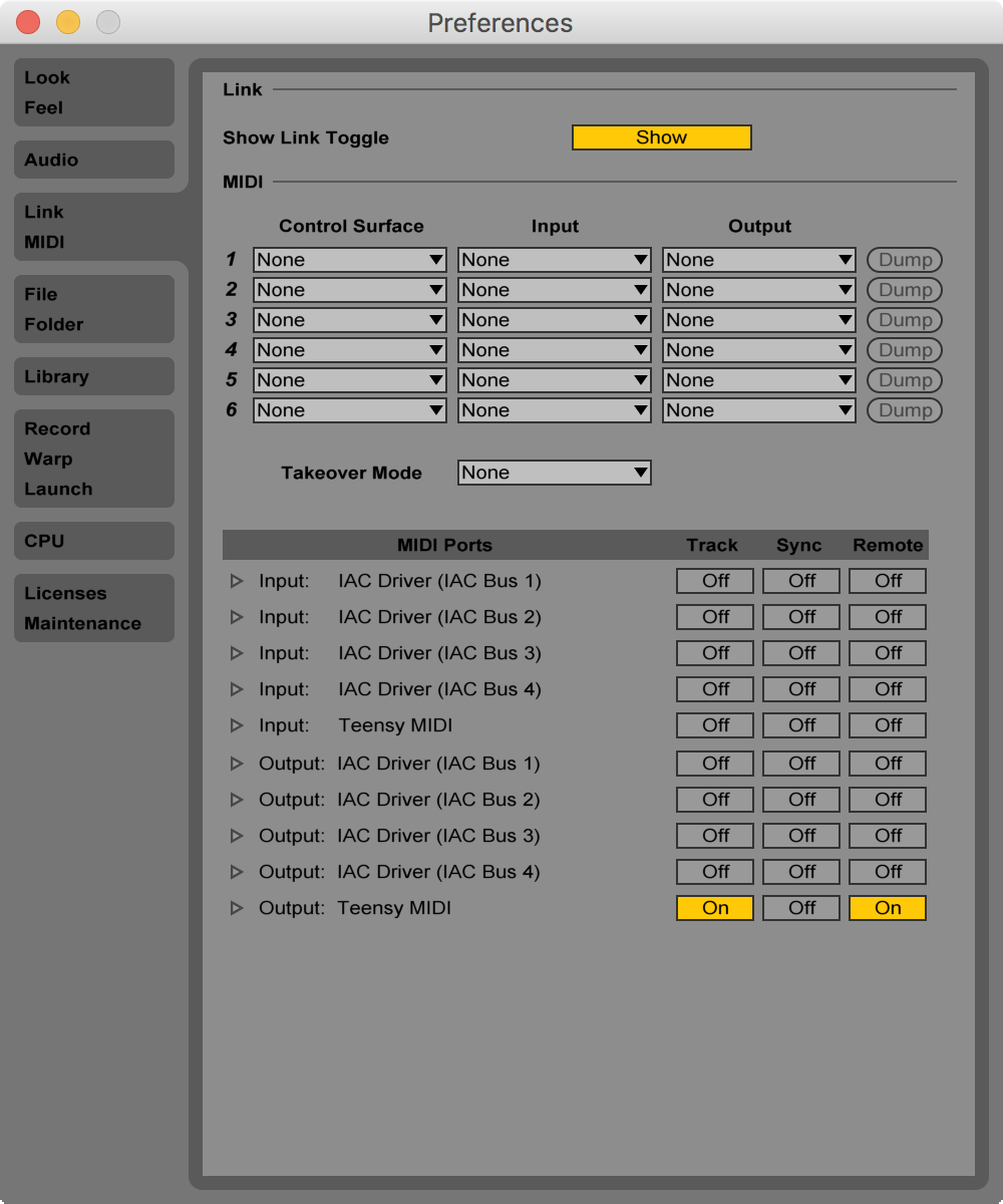 little-scale: Teensy 3.6 Basics - Receiving MIDI CC
