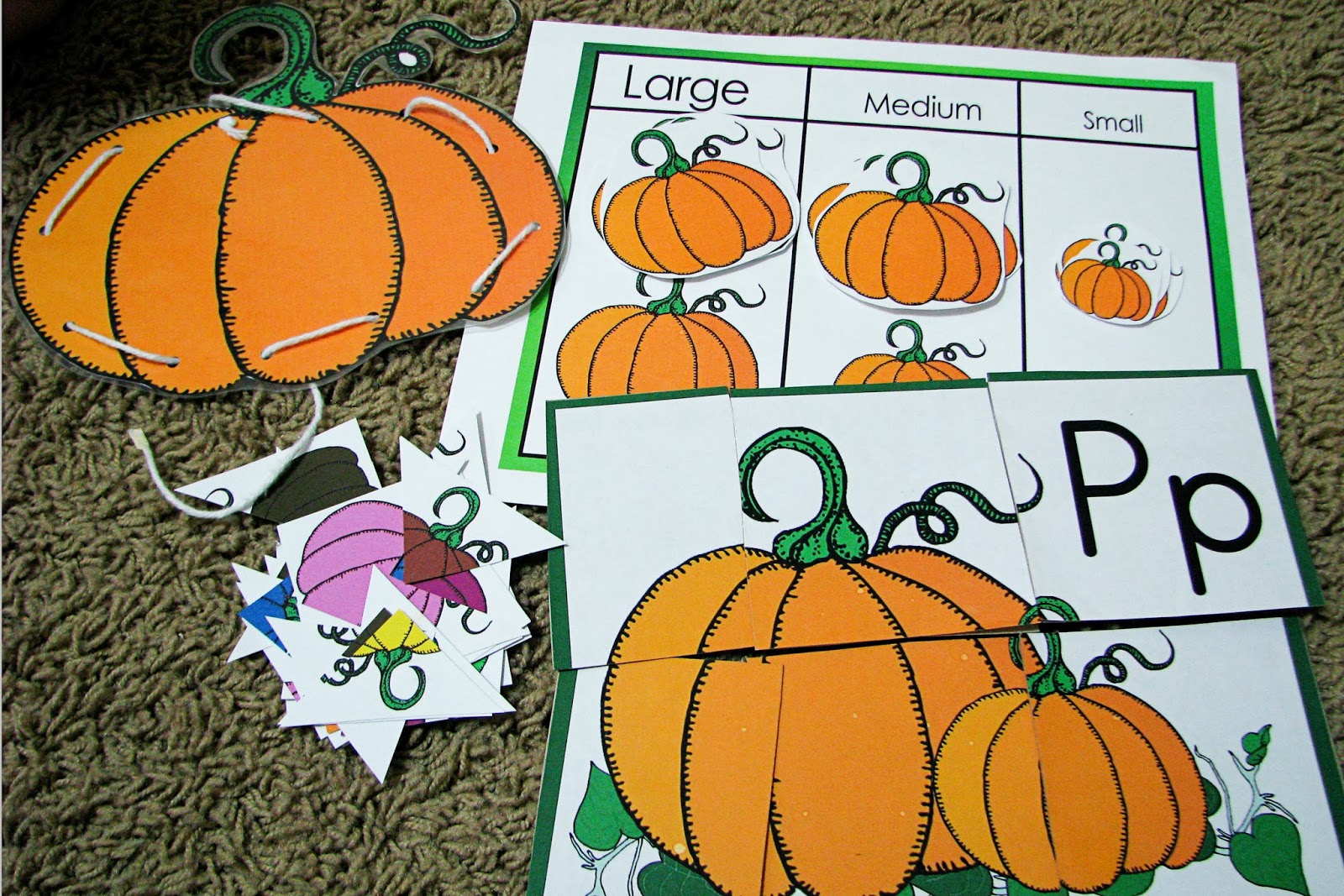 Mommy's Little Helper: Letter P/Pumpkins Part 1