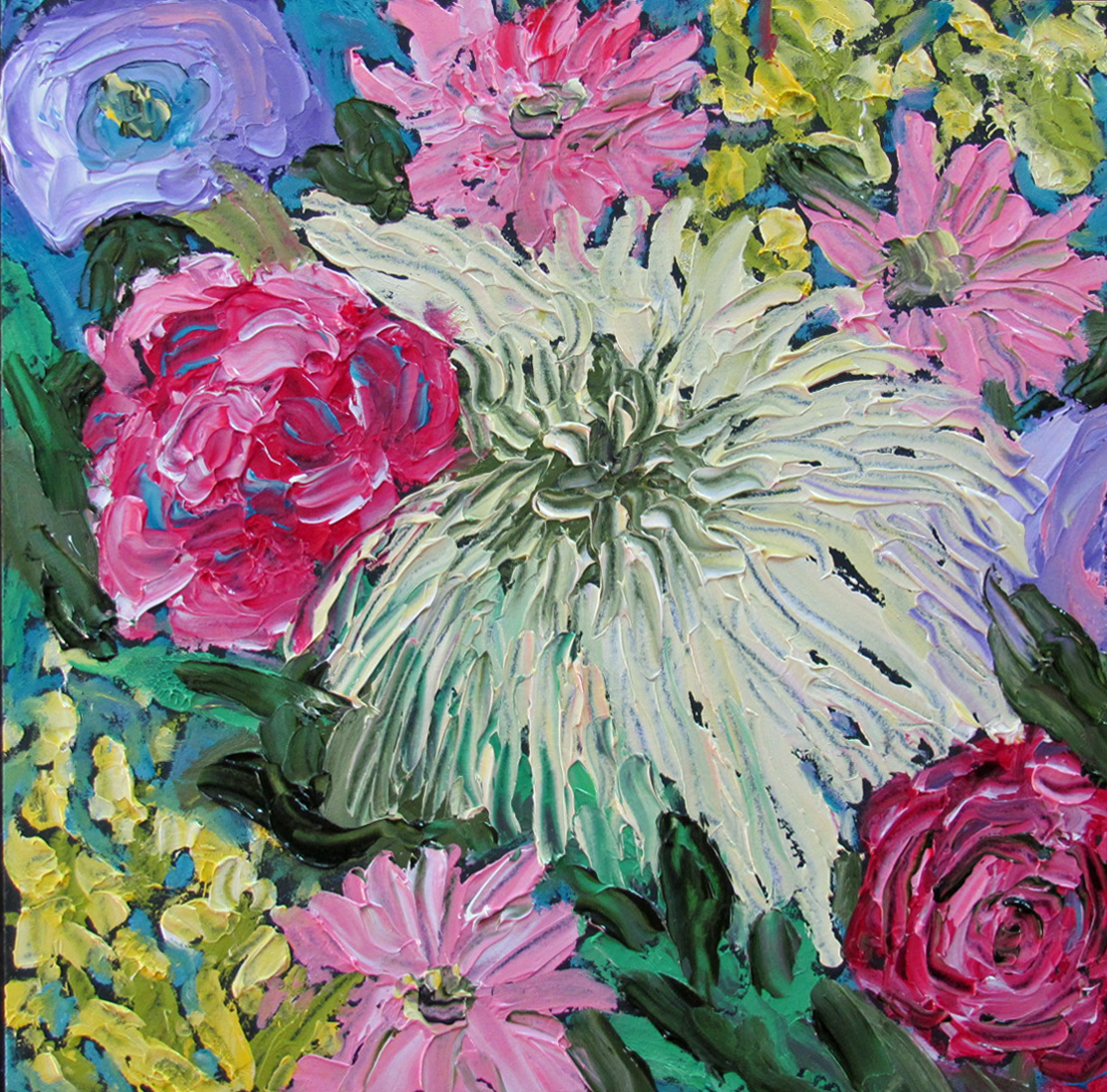 Daily Painters Of Colorado: Susan Spohn - In the Heart of the Bouquet