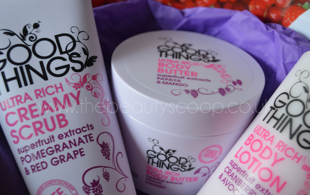 The Beauty Scoop!: Good Things Ultra Rich Range!