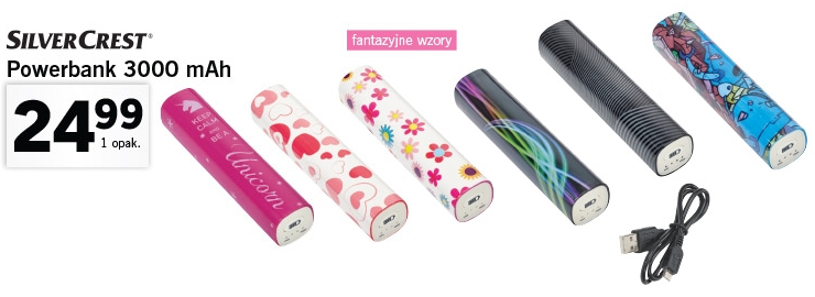 Co w Lidlu: Powerbank 3000 mAh Silvercrest z Lidla