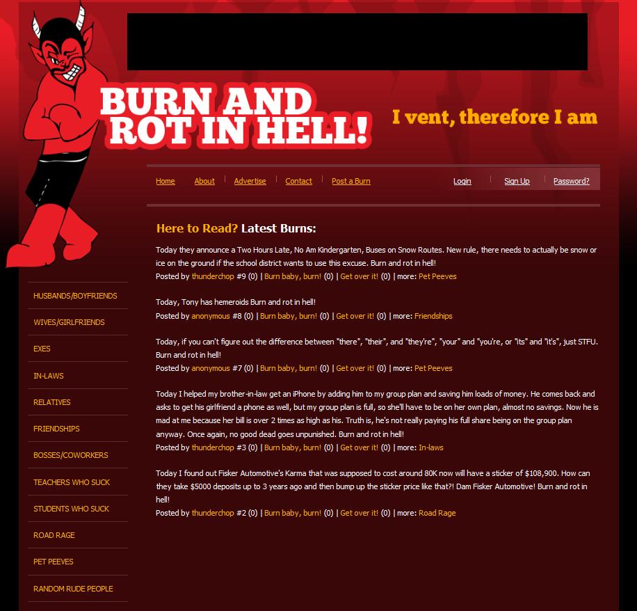 Burn and Rot in Hell: May 2011