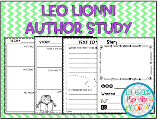 1st Grade Hip Hip Hooray!: Leo Lionni Author Study