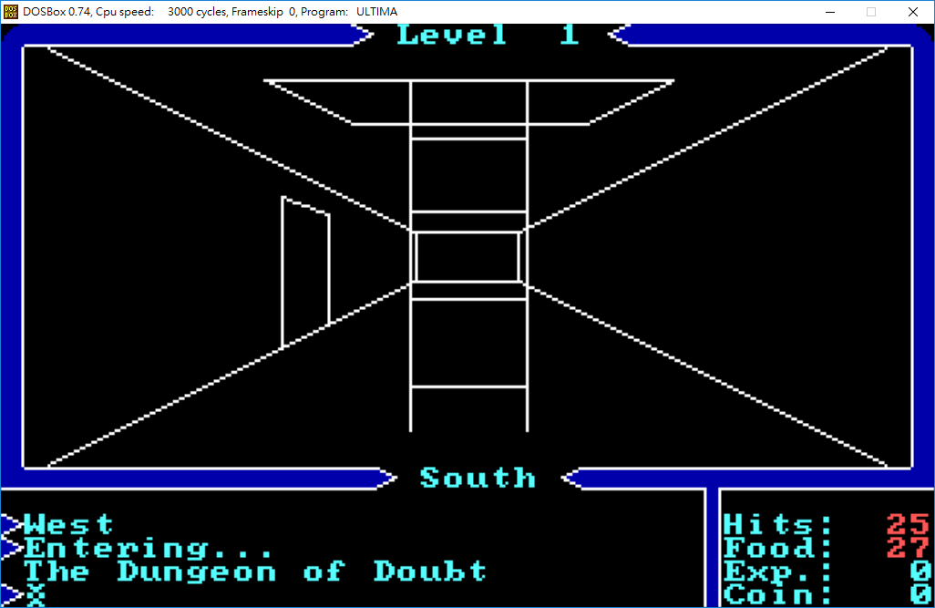 Jack the WhiteHair -- Dos Game Zone ~: Dos Game：Ultima I~III【中文名：創世紀I ...