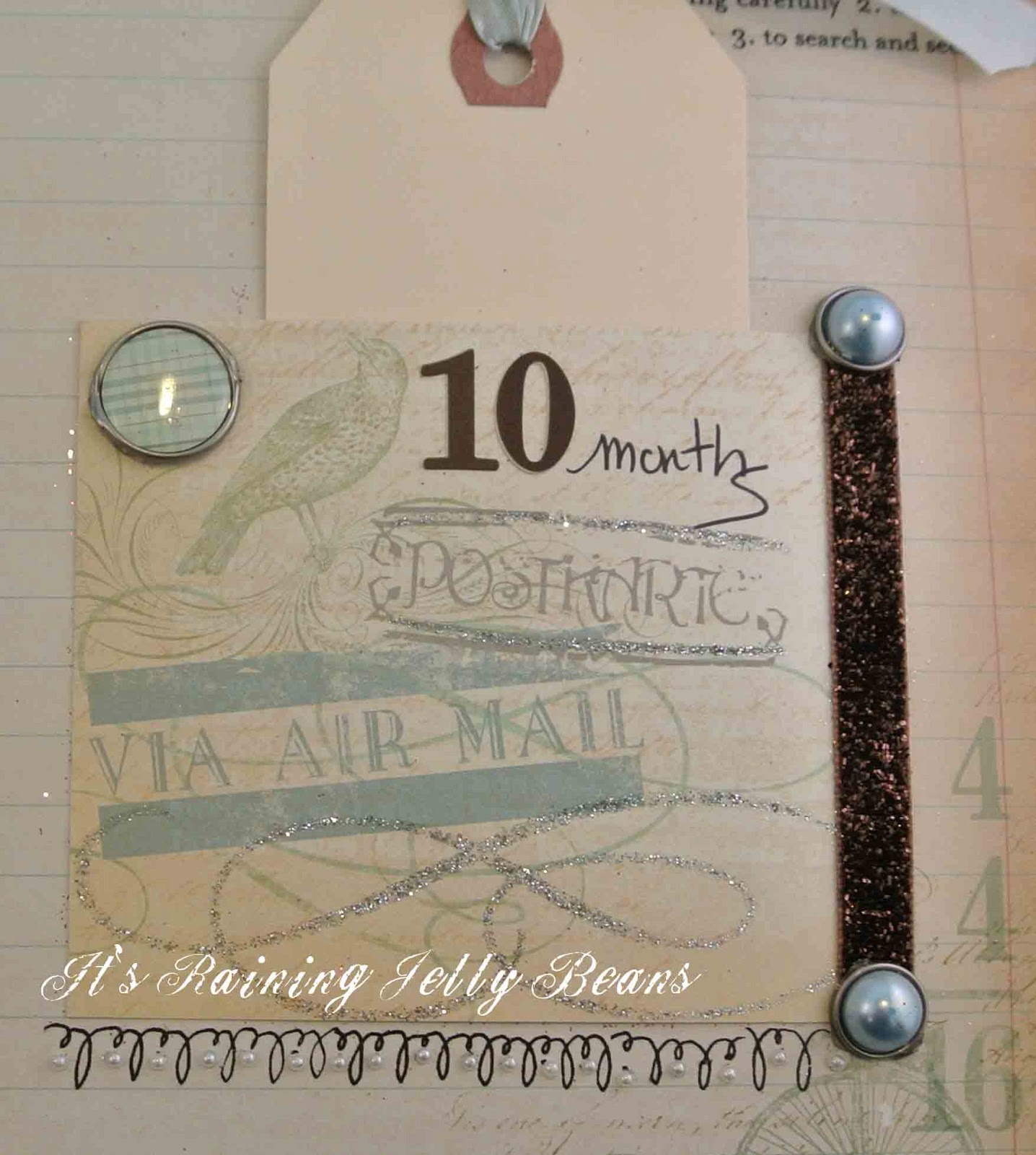 It's Raining JellyBeans: Baby Scrapbook Album