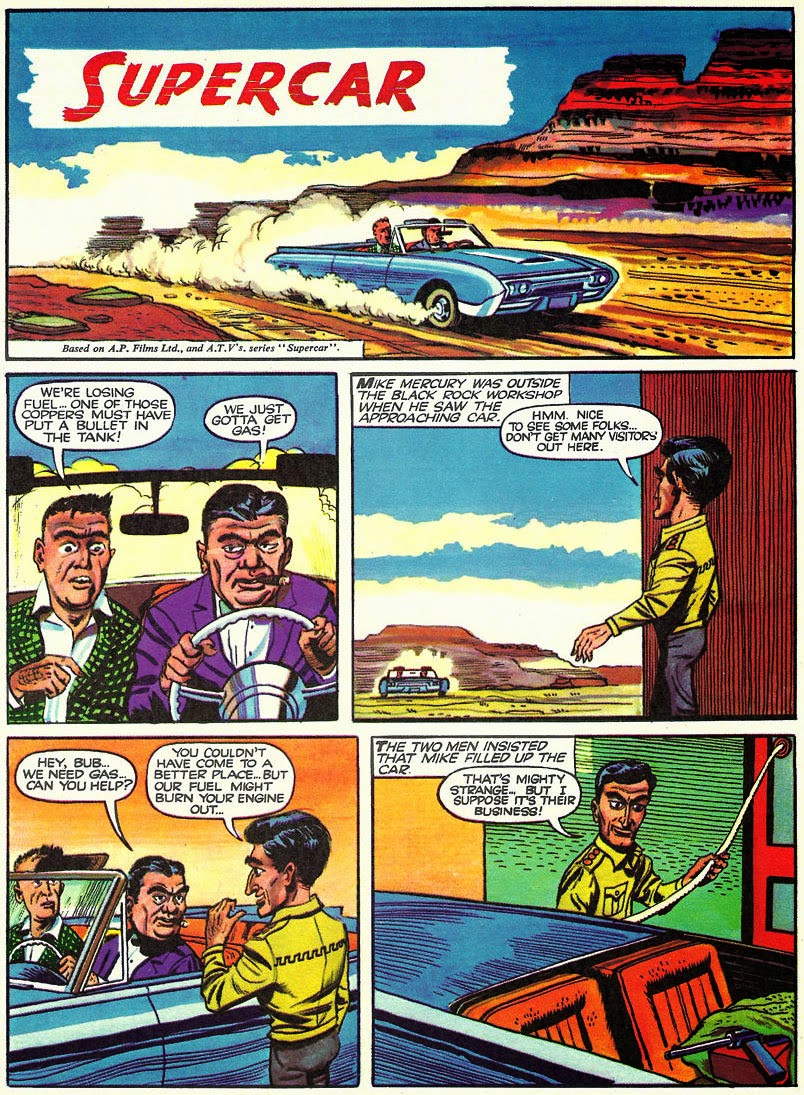 Saved From The Paper Drive: Another SUPERCAR story from "1963 TV COMICS ...
