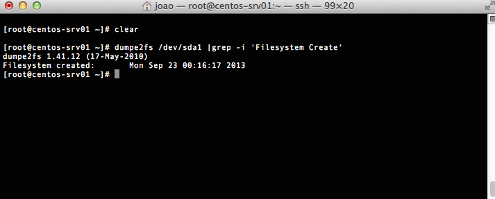 Aprendendo com liberdade!: LINUX - Quando um servidor foi instalado?