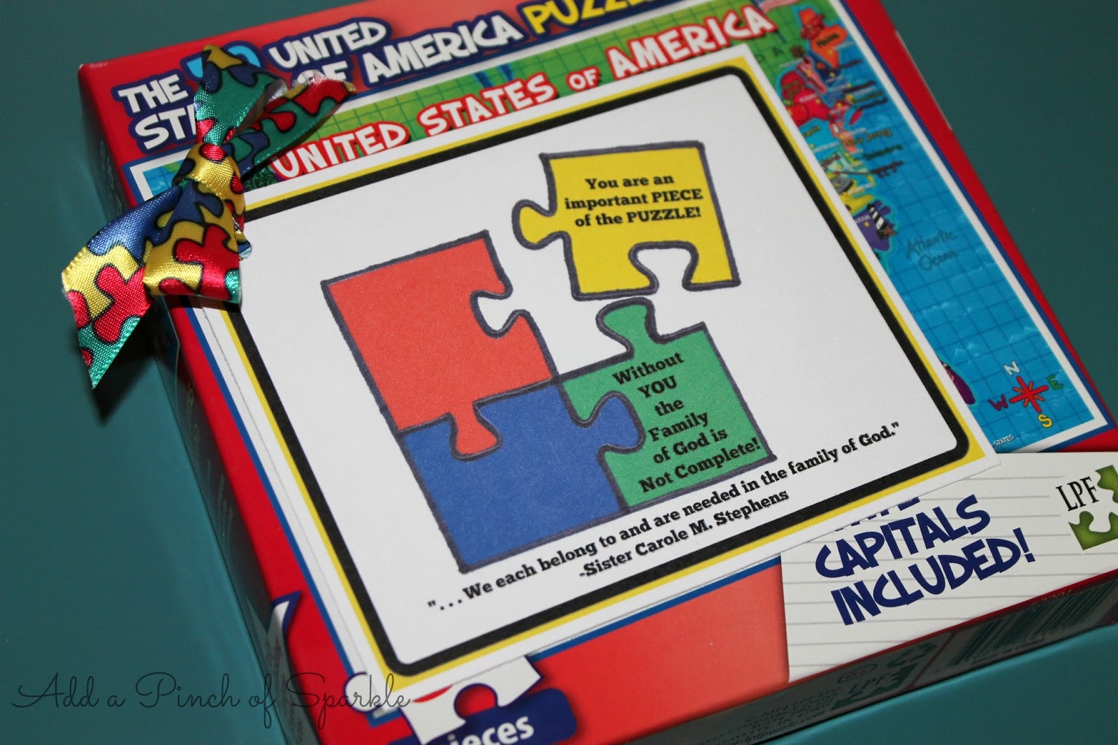 Add A Pinch Of Sparkle: You Are An Important Piece Of The Puzzle