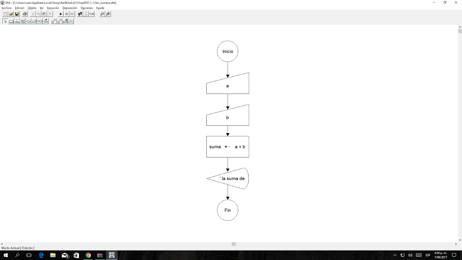 Mi Blog De Evidencias Informáticas : EJEMPLOS DE ALGORITMOS EN DFD