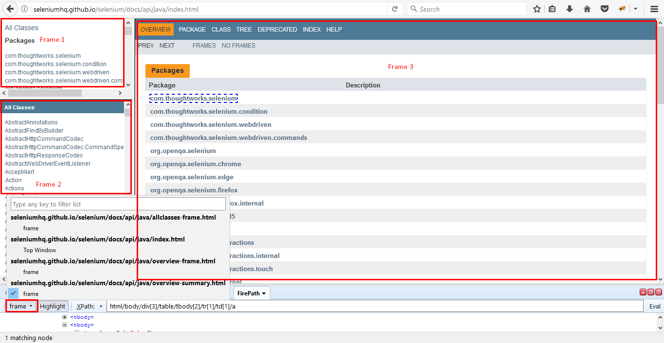 Handling Iframes Frames Using Selenium Webdriver