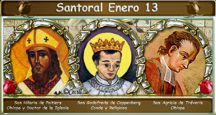 Vidas Santas: Santoral Enero 13