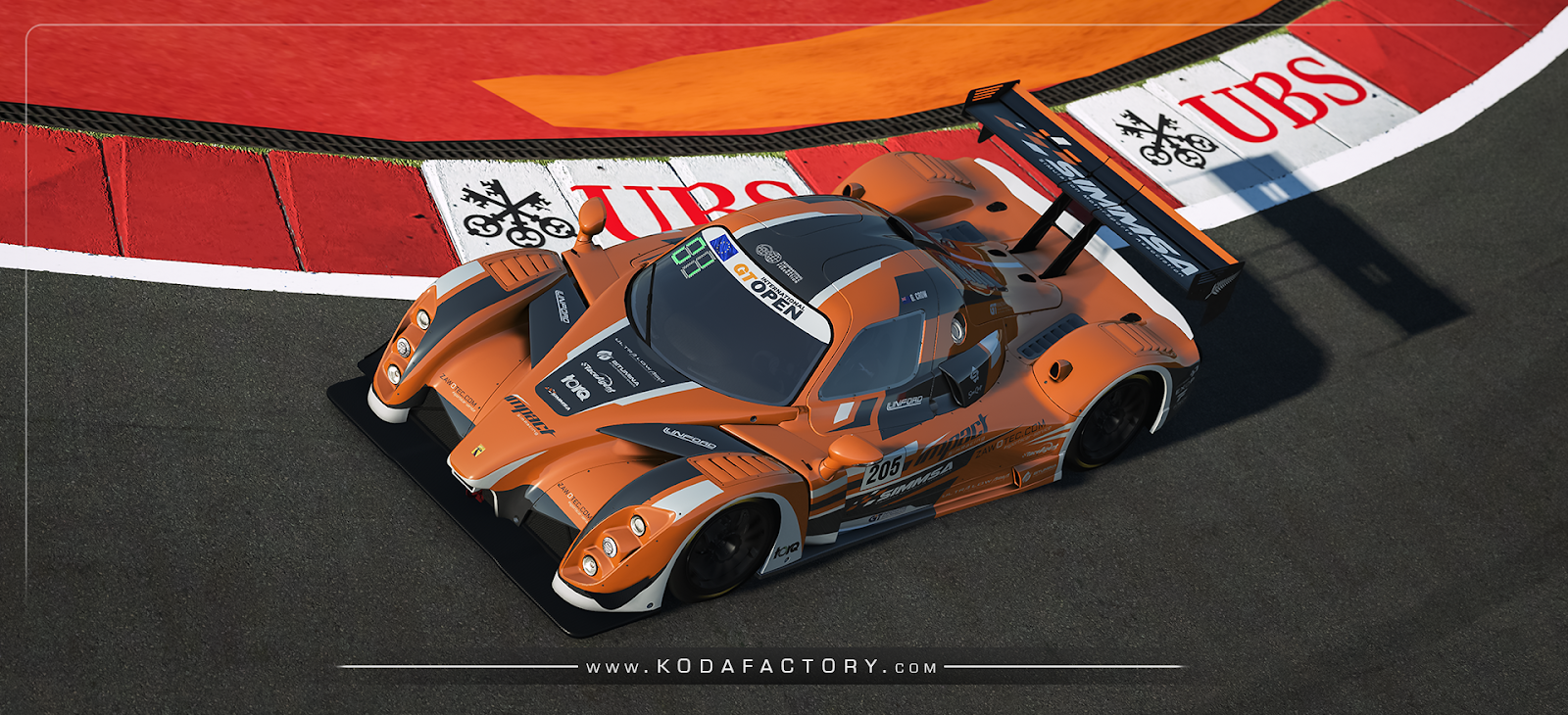 Koda Factory: SIMMSA Radical RXC Turbo GT3 | rFactor2