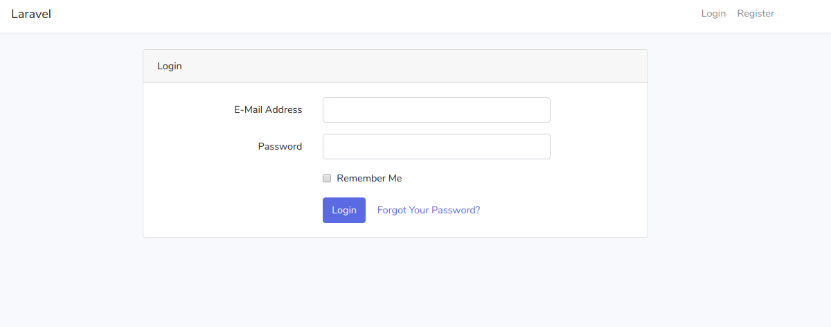 Membuat Login dan Register Pada Faramework Laravel dengan Ubuntu ... Membuat Login dan Register Pada Faramework Laravel dengan Ubuntu ...