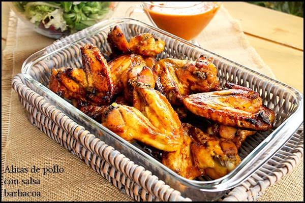 ALITAS DE POLLO A LA BARBACOA | El jardín de mis recetas