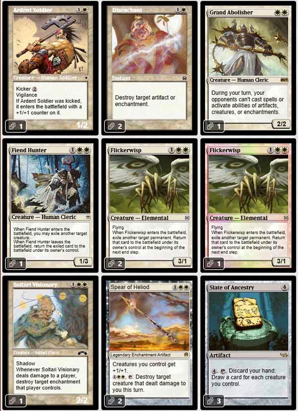Magic the Gathering Adventures: [Legacy] White Devotion mostly Human deck
