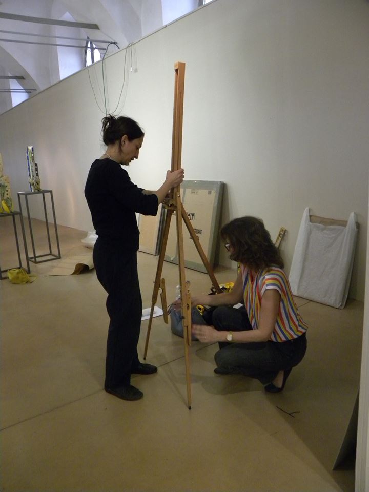 Spazio colorato: Allestimento Saluzzo Arte 2017