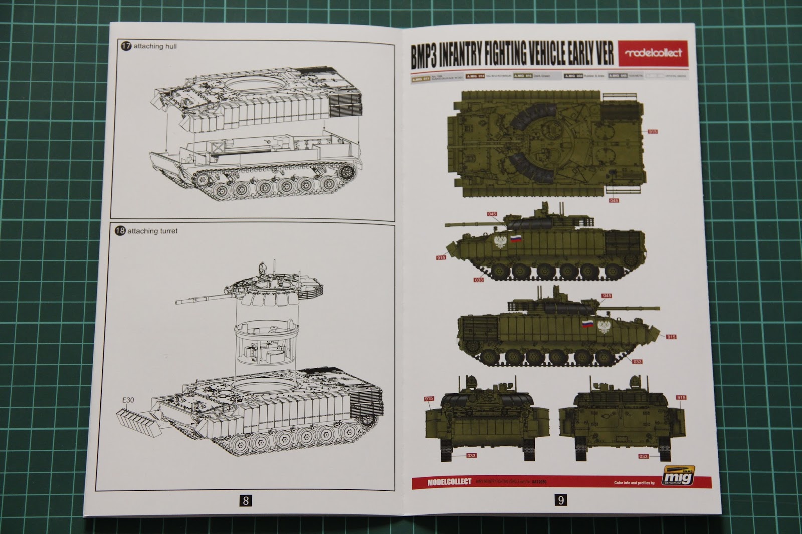 Modelcollect 1/72 BMP-3 with ERA (UA72050) - DetailScaleView