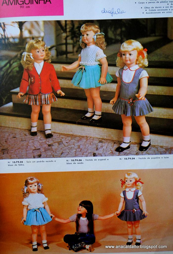 Ana Caldatto : Coleção Boneca Amiguinha da Estrela Brinquedos anos 60 ...