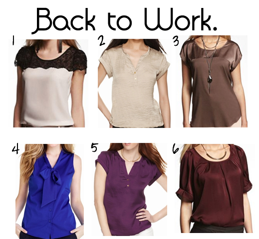 Social Work Couture: Work Wear: Tops
