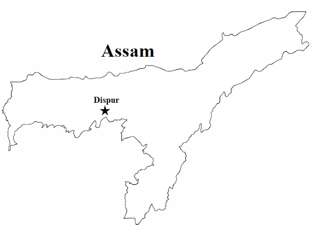 Blog de Biologia: Assam Map coloring page