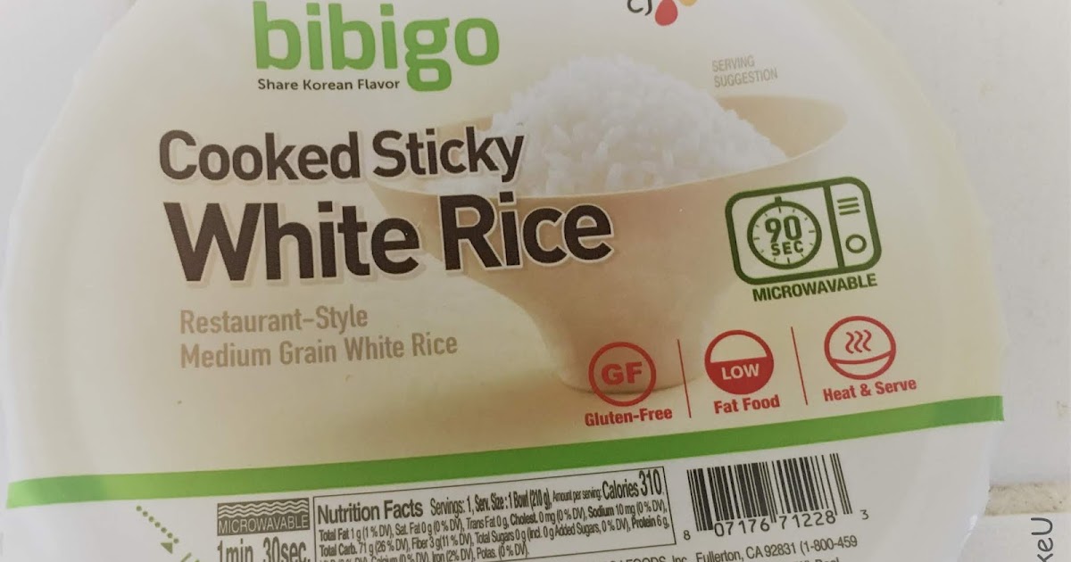 Afoodielikeu: Bibigo - Cooked Sticky White Rice - Review