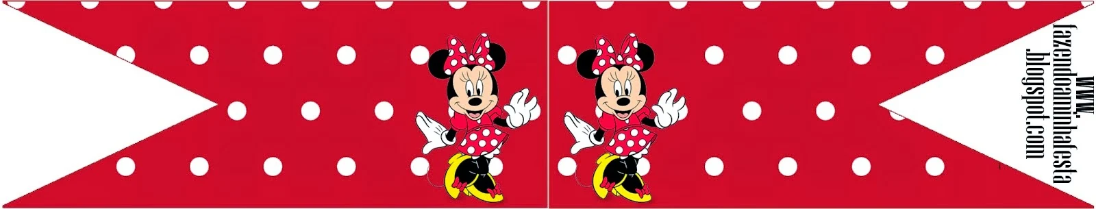 Minnie Red, Black, Yellow and Polka Dots: Free Party Printables. - Oh ...