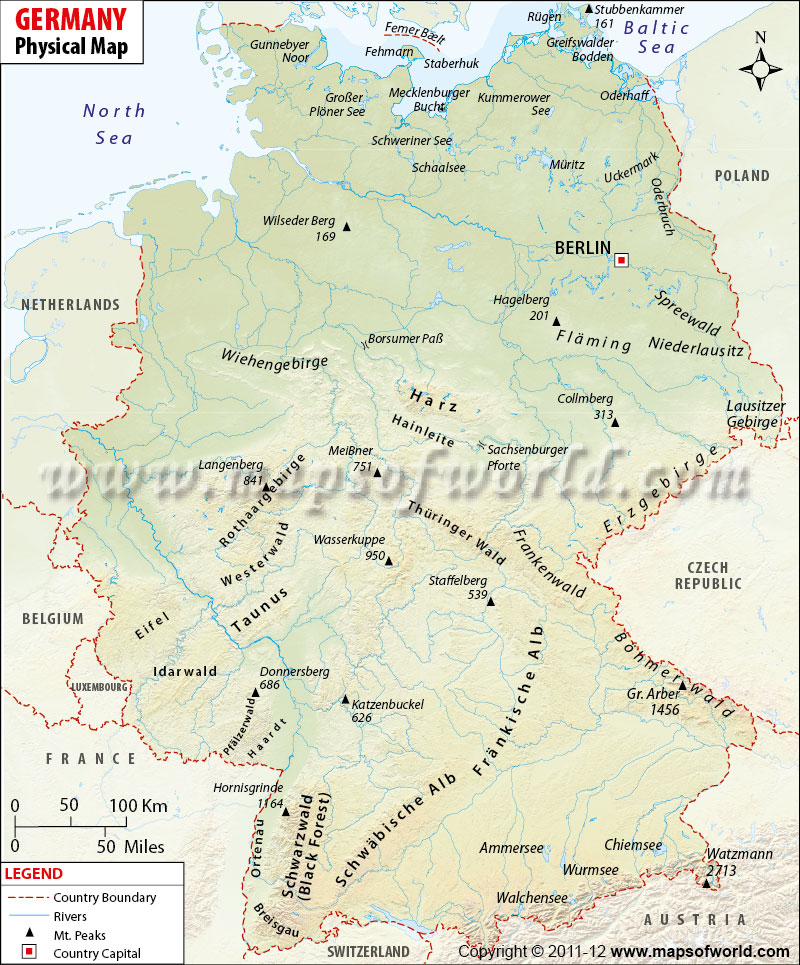 Physical Geography Of Germany