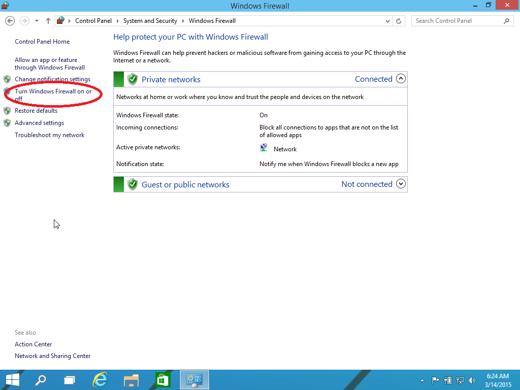 Windows 10 tutorials: Disable firewall in windows 10