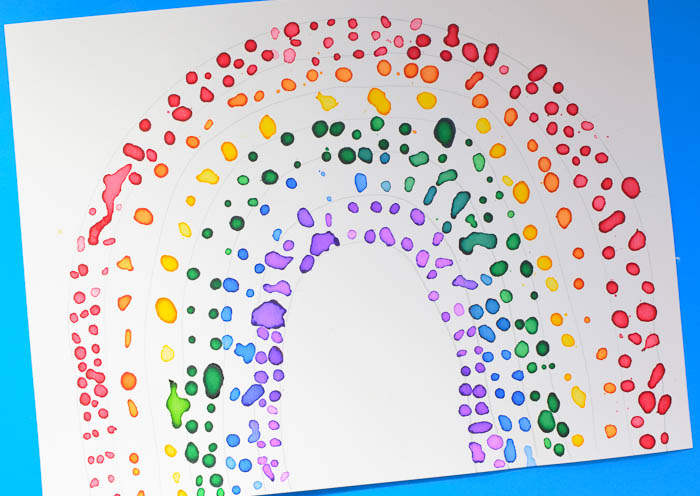Eye Dropper Rainbow Craft | What Can We Do With Paper And Glue