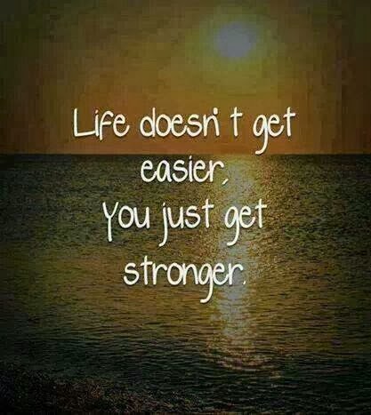 Positive Quotes For Life: Living makes you stronger