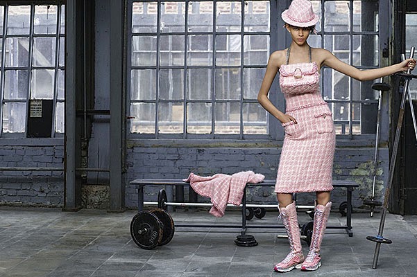 Kara Devlin for Chanel: new footage campaign