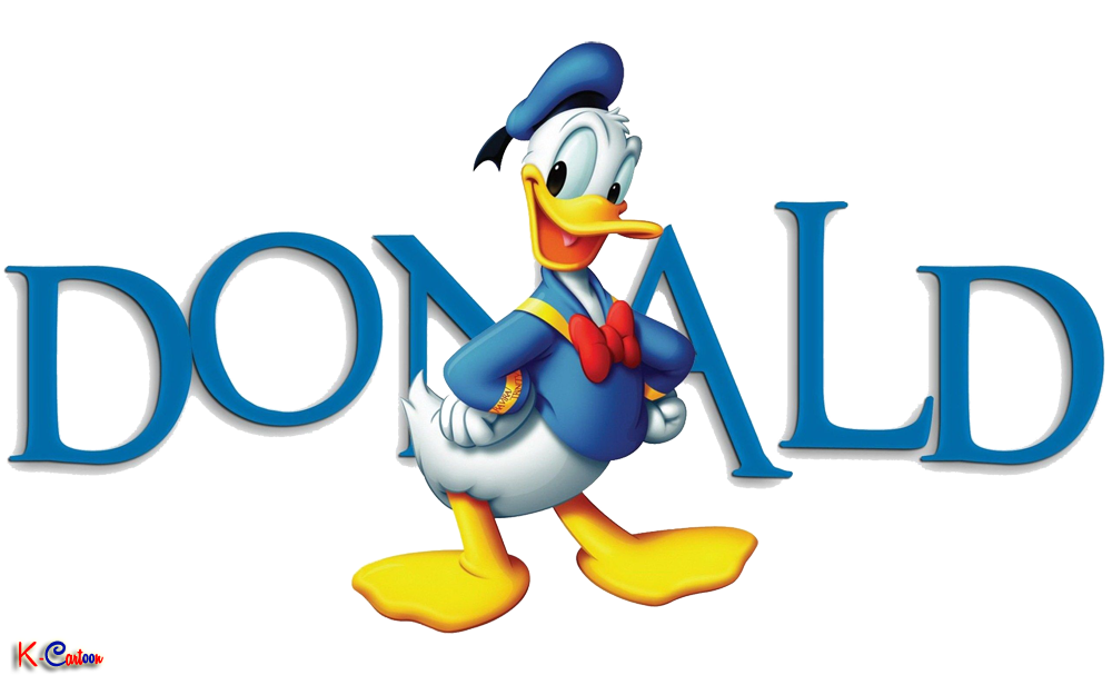 7 Gambar Kartun Donald Bebek Vektor PNG Siap Edit - K-Kartun