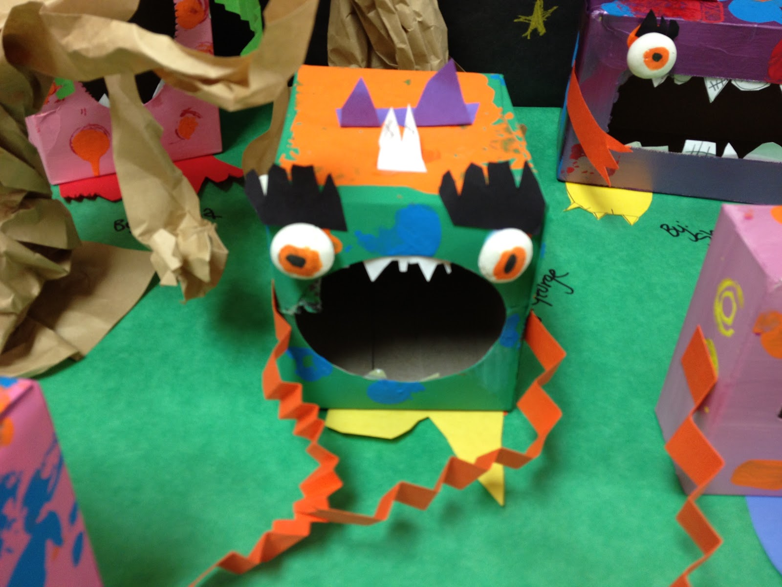 Little Hands Create Big Art: Tissue Box Monsters