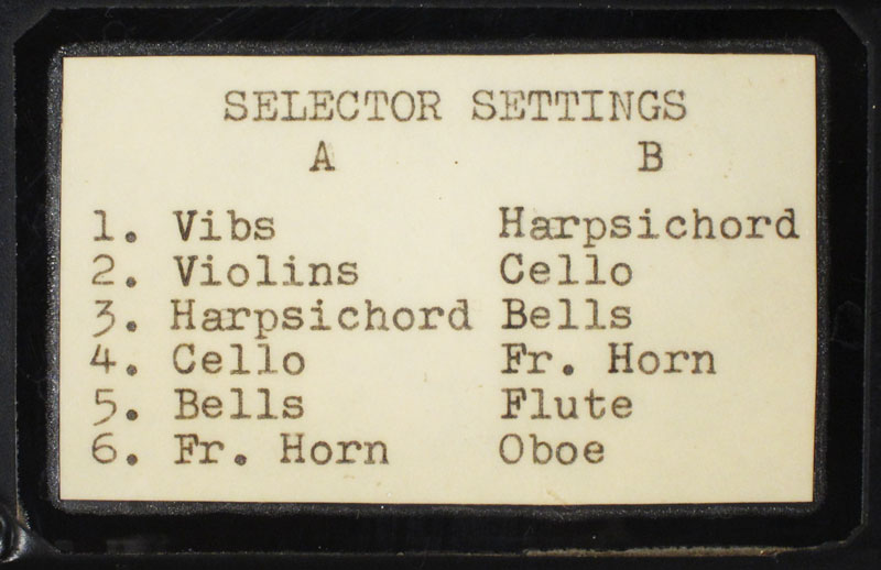 MATRIXSYNTH: Chamberlin M-1 keyboard