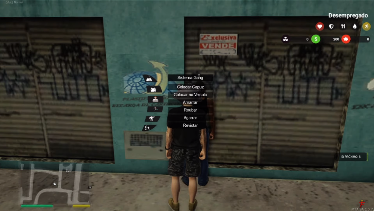 Painel de Gangs FiveM - MTA Brasil