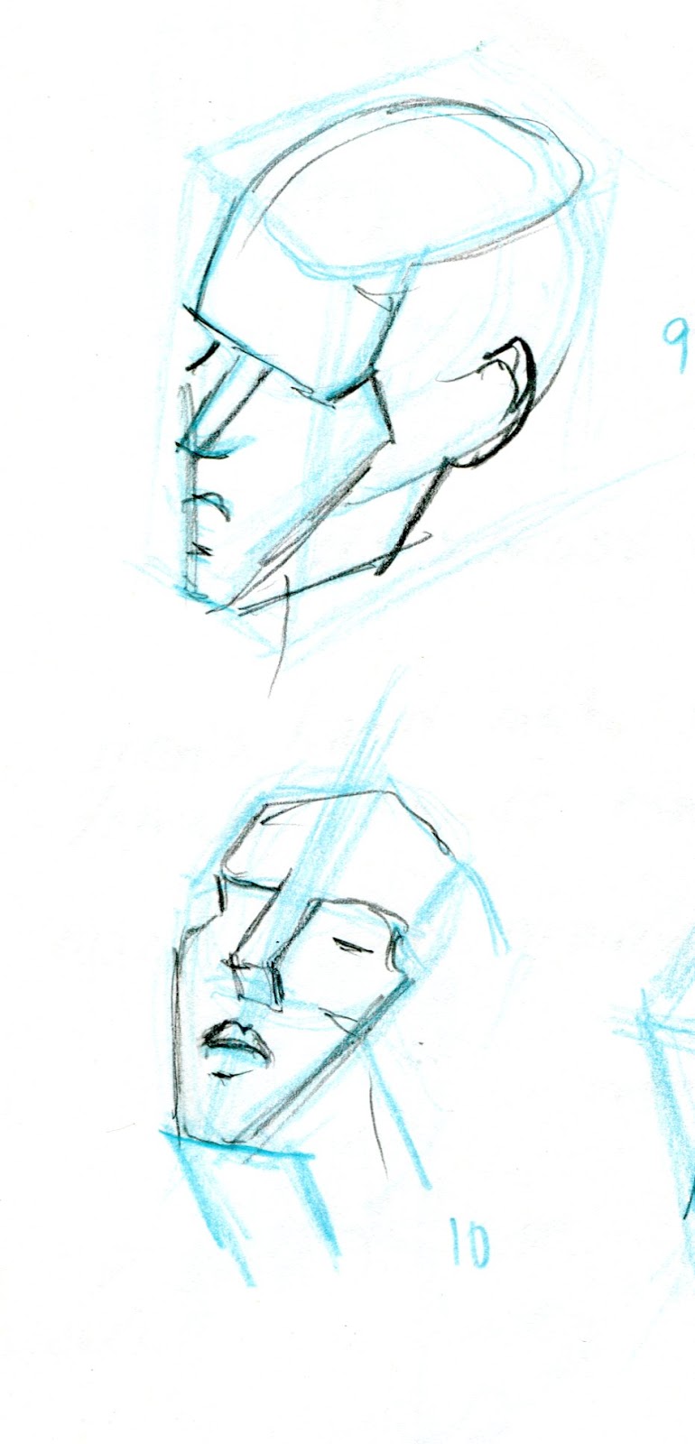 Art/Yoga Fusion: Head Copies