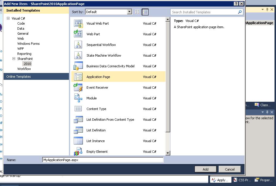 SharePoint Tricks: How to create custom Application Page (aspx page) for SharePoint 2010 using ...