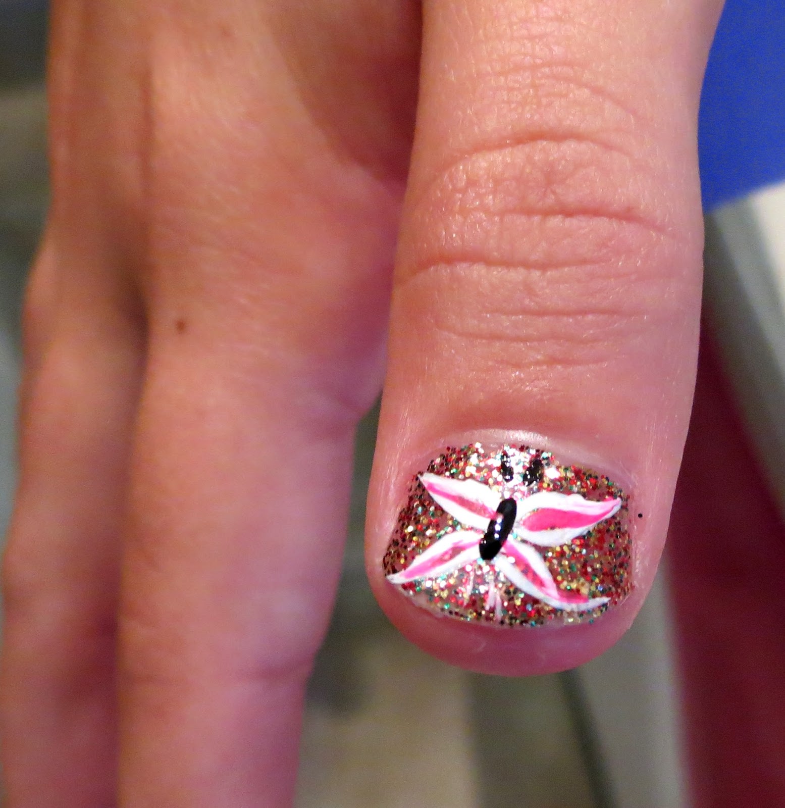 Meandering...: Shelby's Mani-Pedi on Tuesday