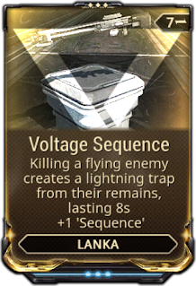 Voltage Sequence (Lanka武器増強Mod) | WARFRAME（PS4）備忘録