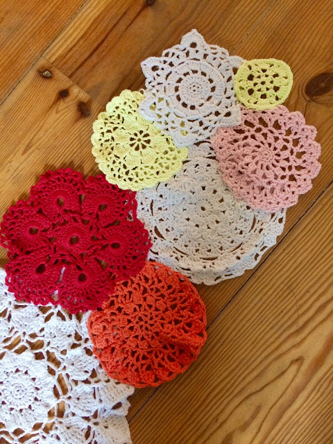 Doily Table Runner