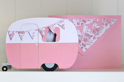 Paper Craft Creations: Happy Camper Caravan Cards Magnet and Vinyl Bag