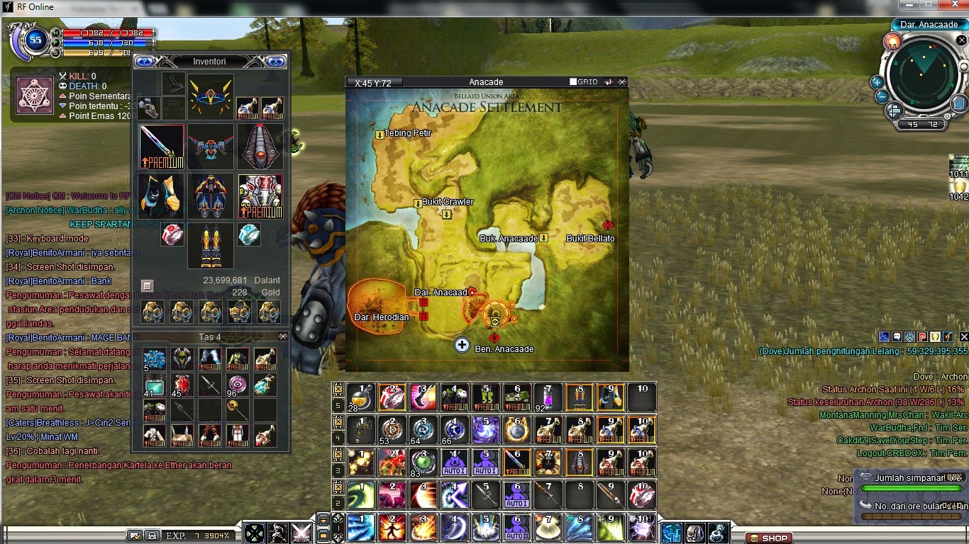 ~ Welcome To My BLog ~: Leveling Bellato 38-45