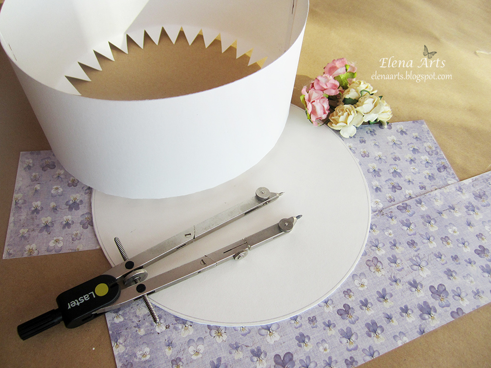 Elena Arts: Tutorial "Cómo hacer una caja redonda".