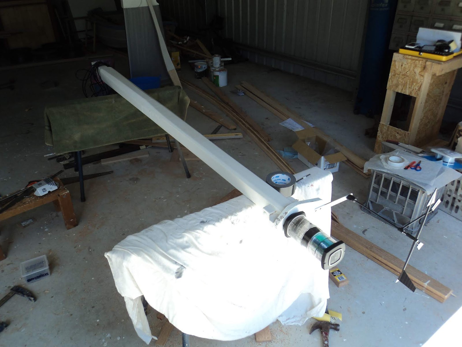 Sundowner Build: Mast assembly