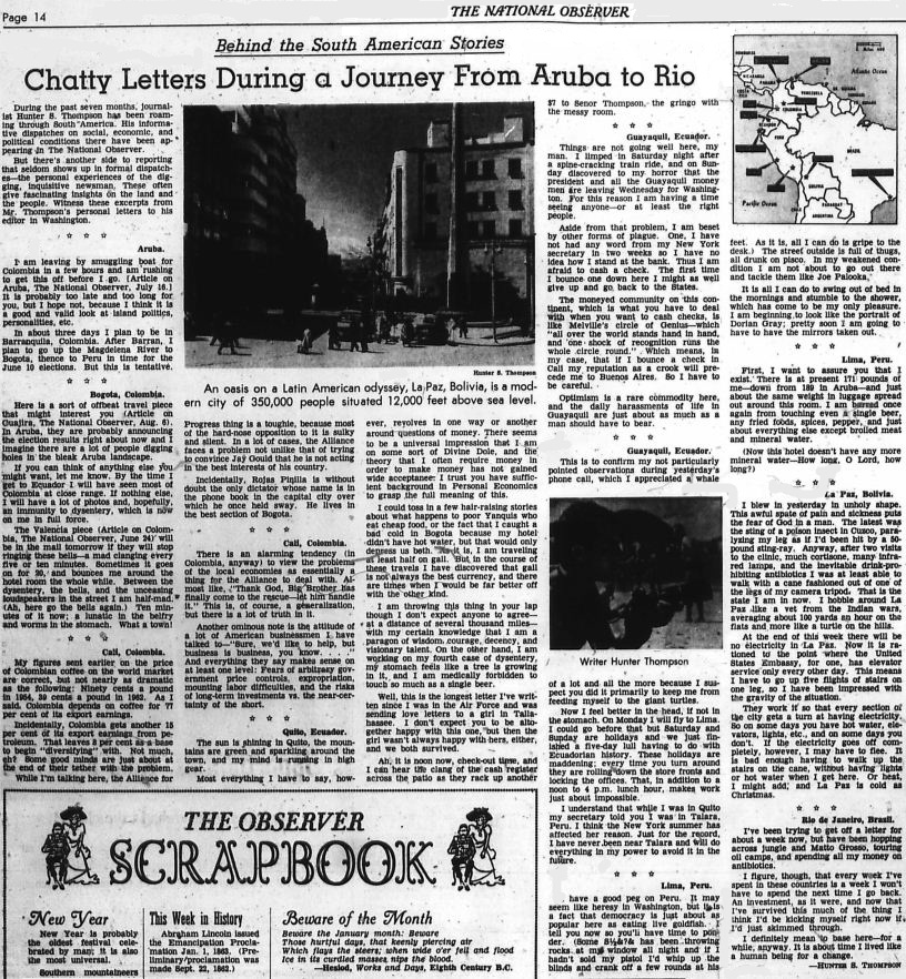 oz.Typewriter: Hunter S.Thompson's Smith-Corona Series 5 Portable ...