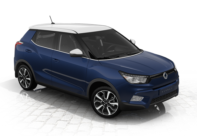 Ssangyong Tivoli (2015 à 2019) - Couleurs et code peinture