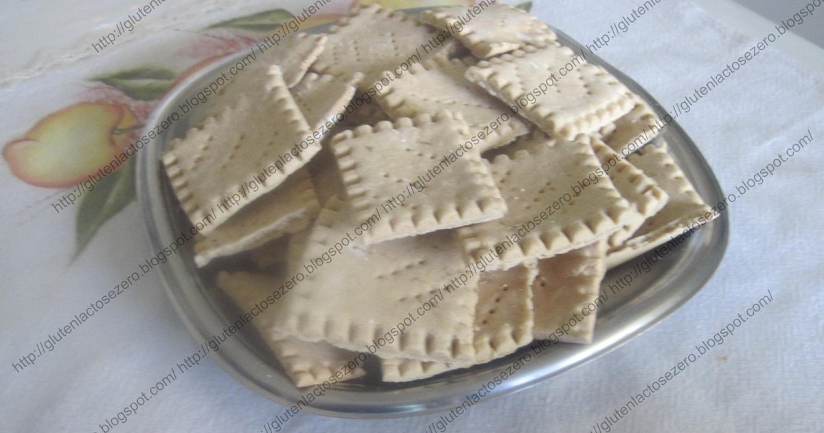 Sem Glúten e Sem Lactose: Bolacha salgada sem glúten