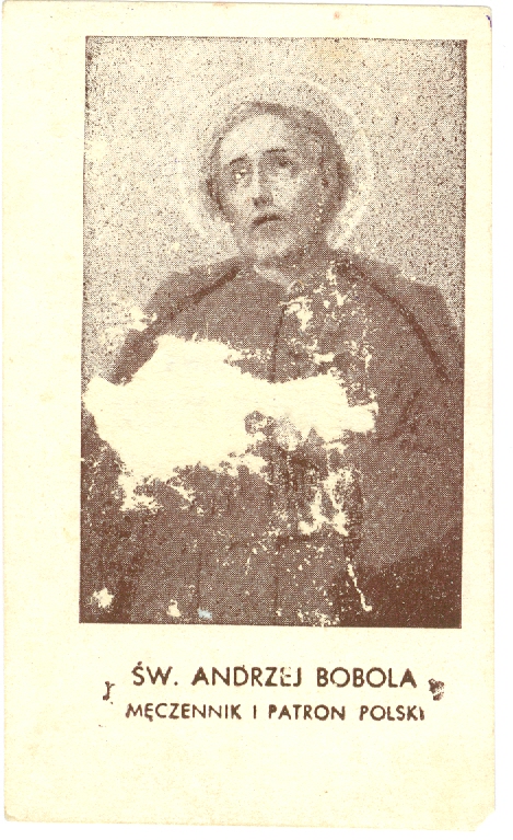 Holy Pictures: St. Andrew Bobola