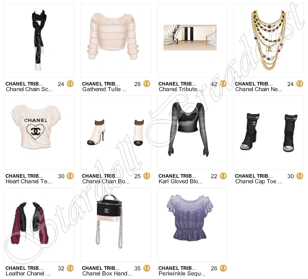 Stardoll Broadcast: Chanel Tribute Collection